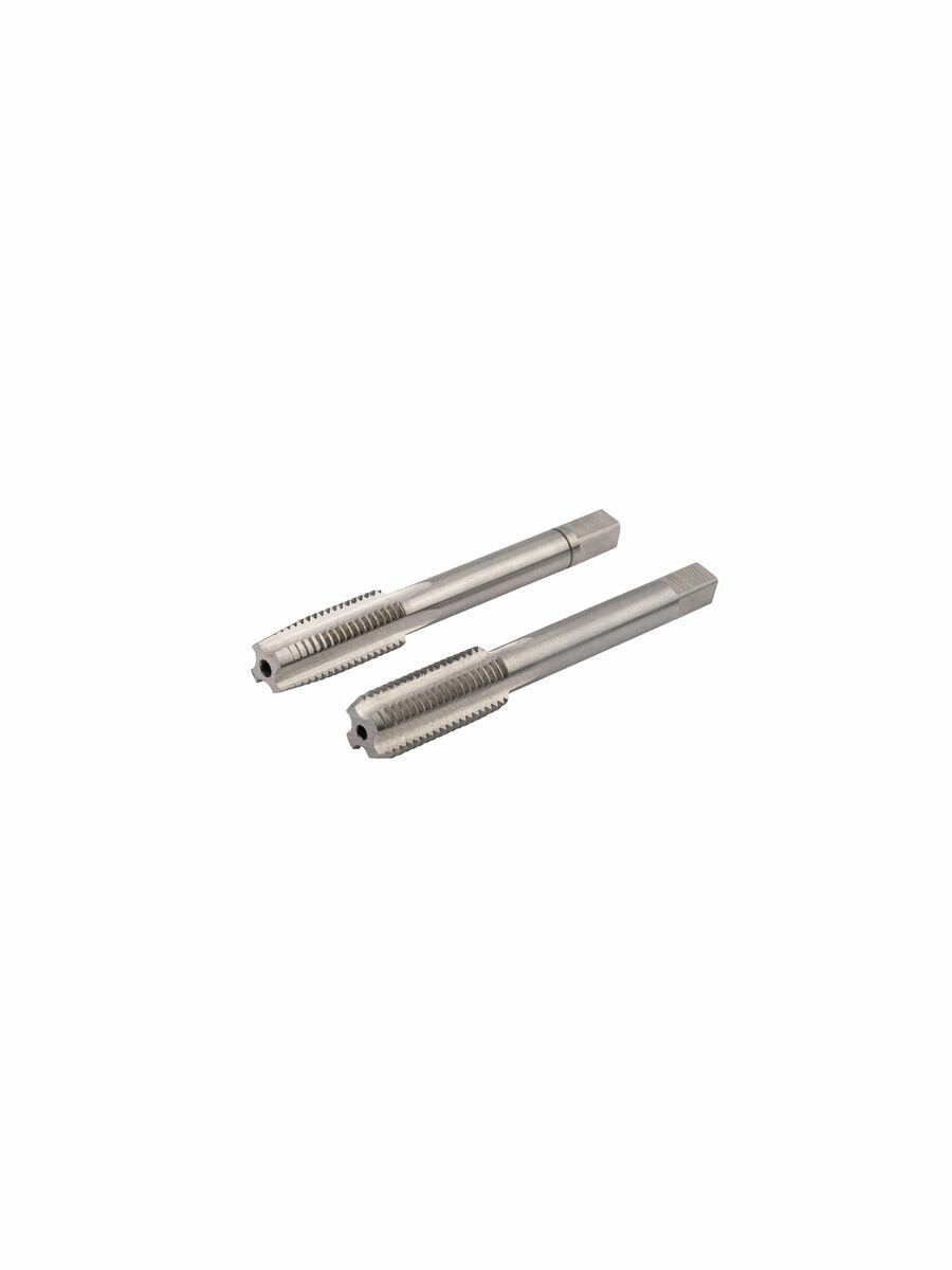 Набор метчиков NORGAU Industrial MF 10х1.25 из HSS (W6% Mo5%), по стали, чугуну и цветным металлам, 2 предмета.
