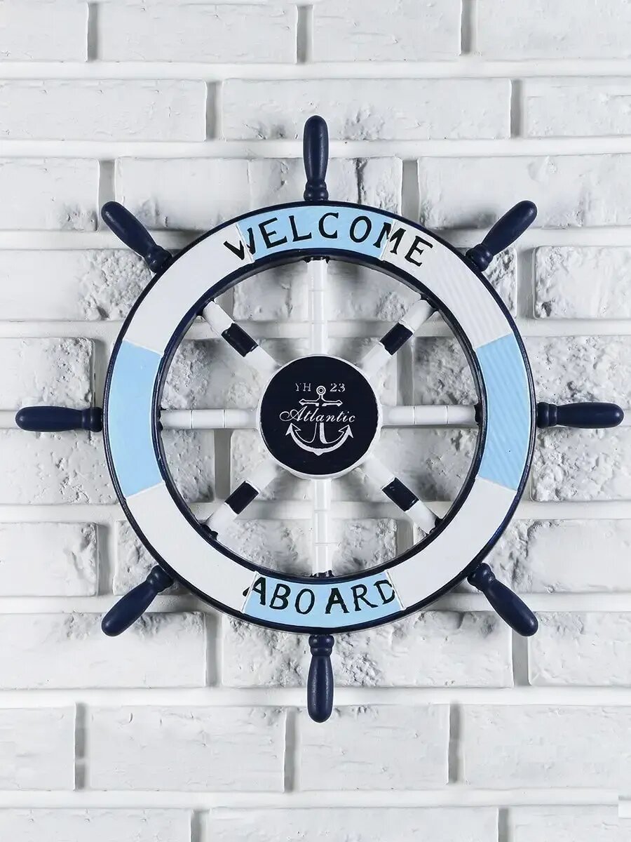 Декор интерьерный Штурвал на стену