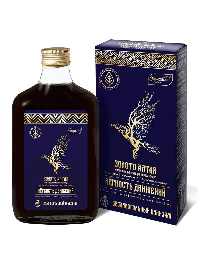 Бальзам Золото Алтая Легкость движений, 250 мл