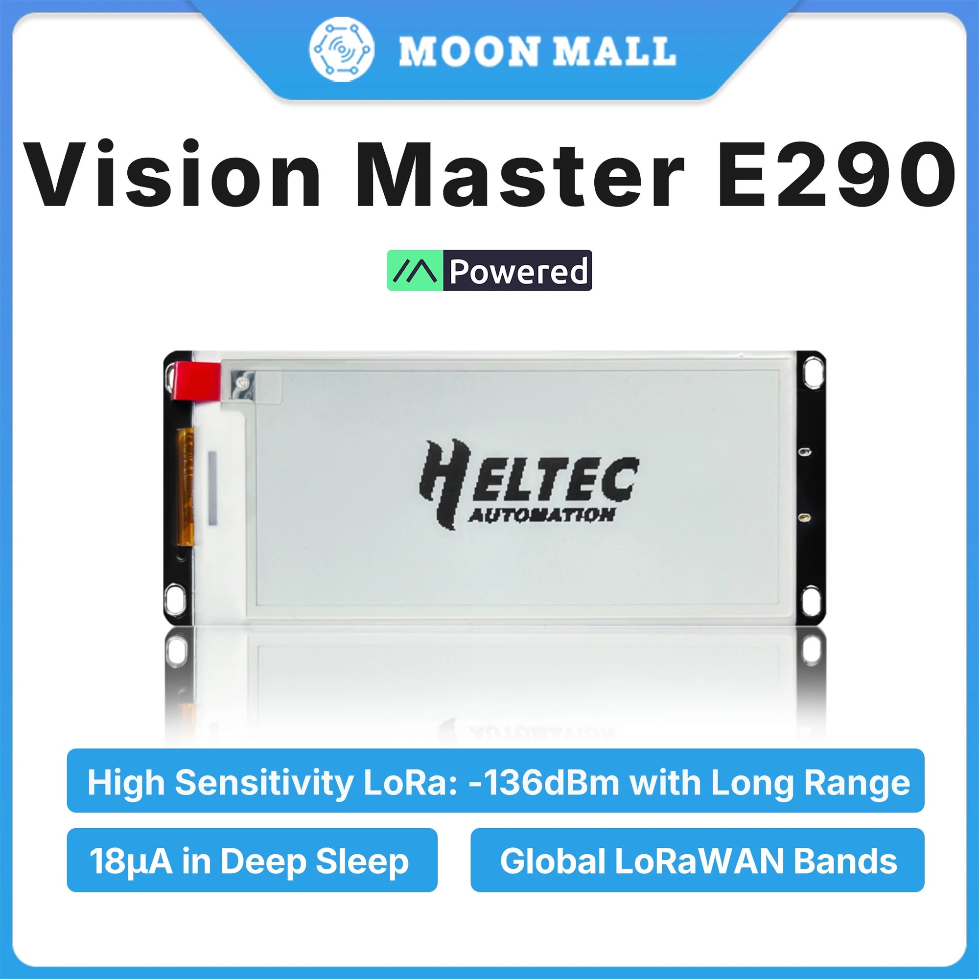 Heltec Vision Master E290 ESP32 LoRa E-Ink, 863-928MHz — фото 1