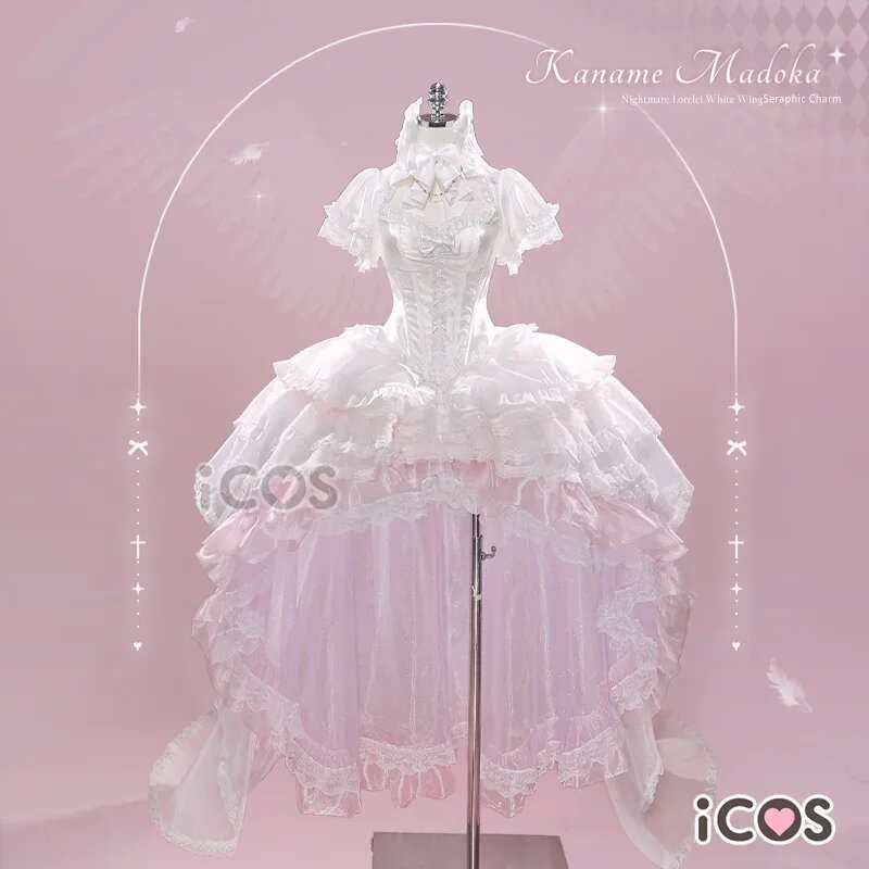 Костюм косплей Канаме Мадока, белый, Clothing-2