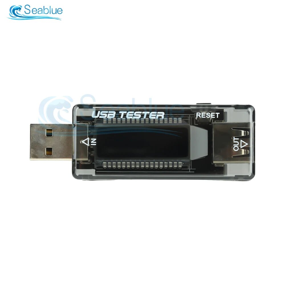 USB Tester SeaBlue, черный, 3A, 4-30V