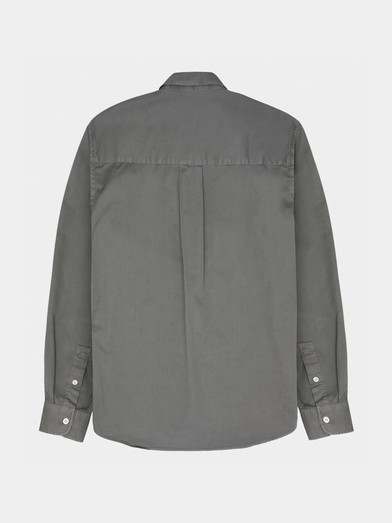 Рубашка GARMENT PROJECT RELAXED BUTTON DOWN, размер L, серый — фото 1