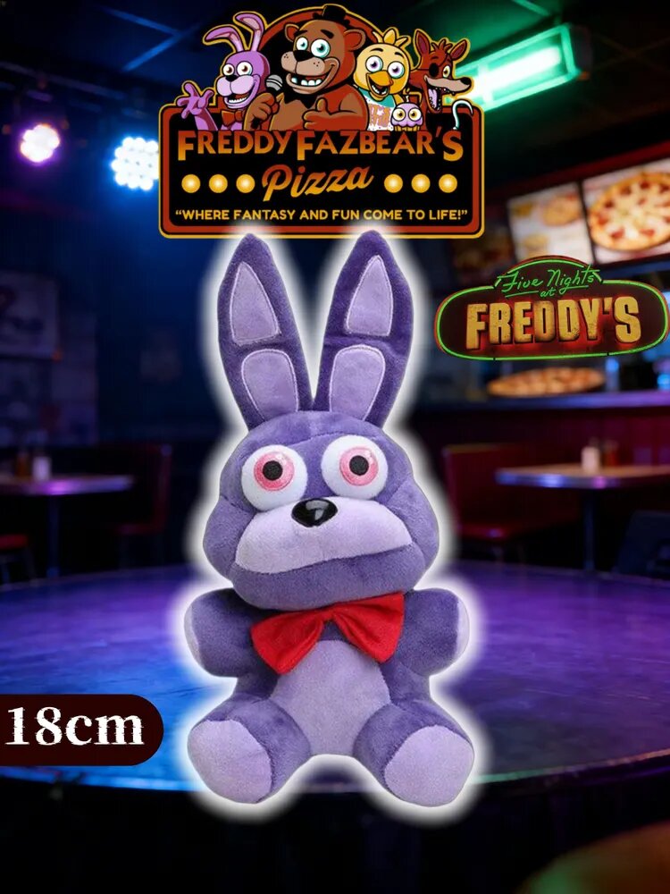 Мягкая игрушка Бонни из Фнаф 18 см Plush Bonnie Five Nights at Freddy's для детей и фанатов игры