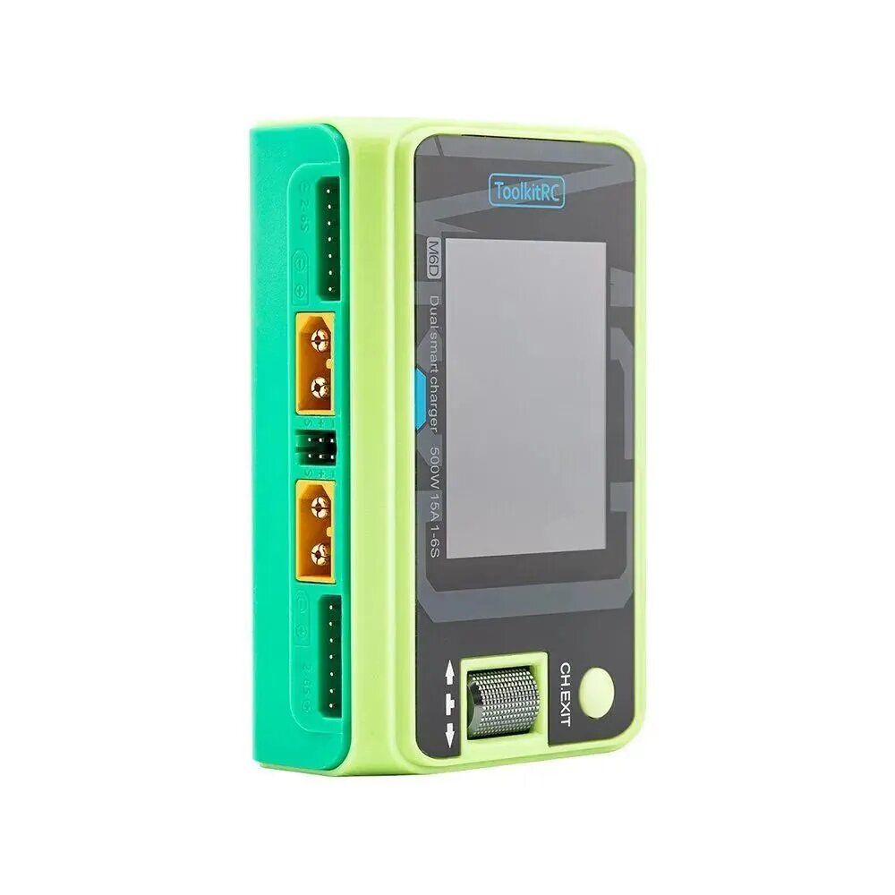 ToolkitRC M6D DC Limited Edition (цвет Mojito) двухканальное зарядное устройство для радиоуправляемой модели