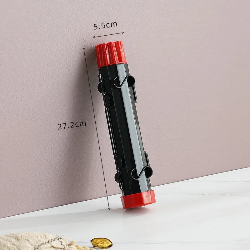 Набор для приготовления суши цилиндрической формы 27cm black red