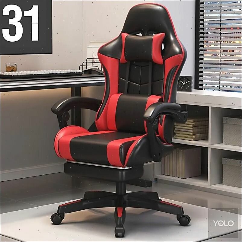 Игровое компьютерное кресло, Черный и красный Красивый цвет G227