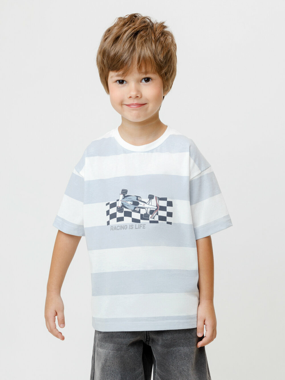 Футболка хлопковая для мальчика, базовая