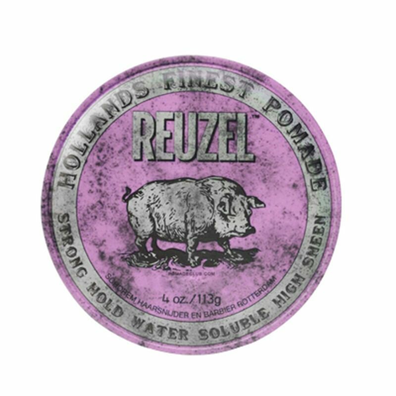 Воск для волос Reuzel Pomade Strong Hold Vintage Oil для мужчин, укладка на водной основе для прически с зачесанными назад волосами.