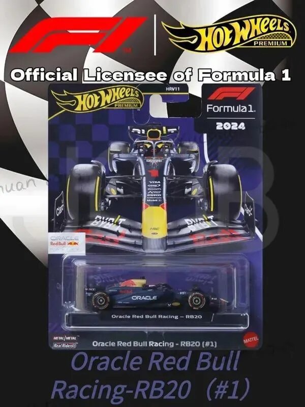 Набор Hot Wheels Premium Hot Wheels Premium F1 Collection 2024, Oracle Red Bull Racing-RB20#1,1 машин,1:64, лимитированная серия