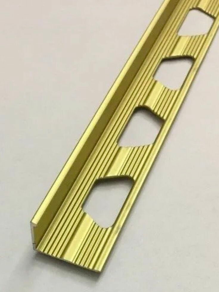 Профиль для плитки L-образный Алюминиевый, наружный уголок 2700мм