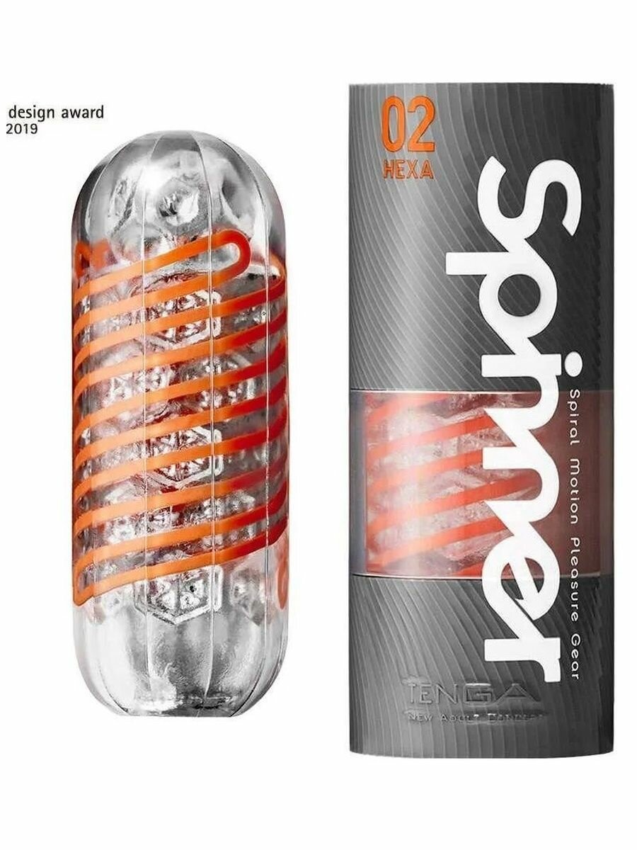 Многоразовый мужской мастурбатор с эффектом вращения TENGA Spinner Hexa