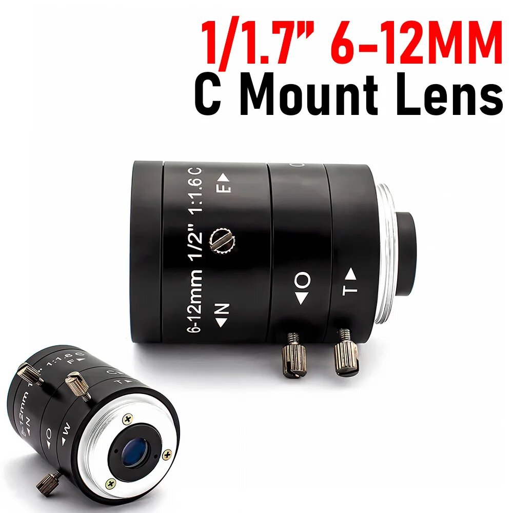 Объектив для видеонаблюдения WGWK-W0612MC3MP 6-12 мм C-mount F1.6
