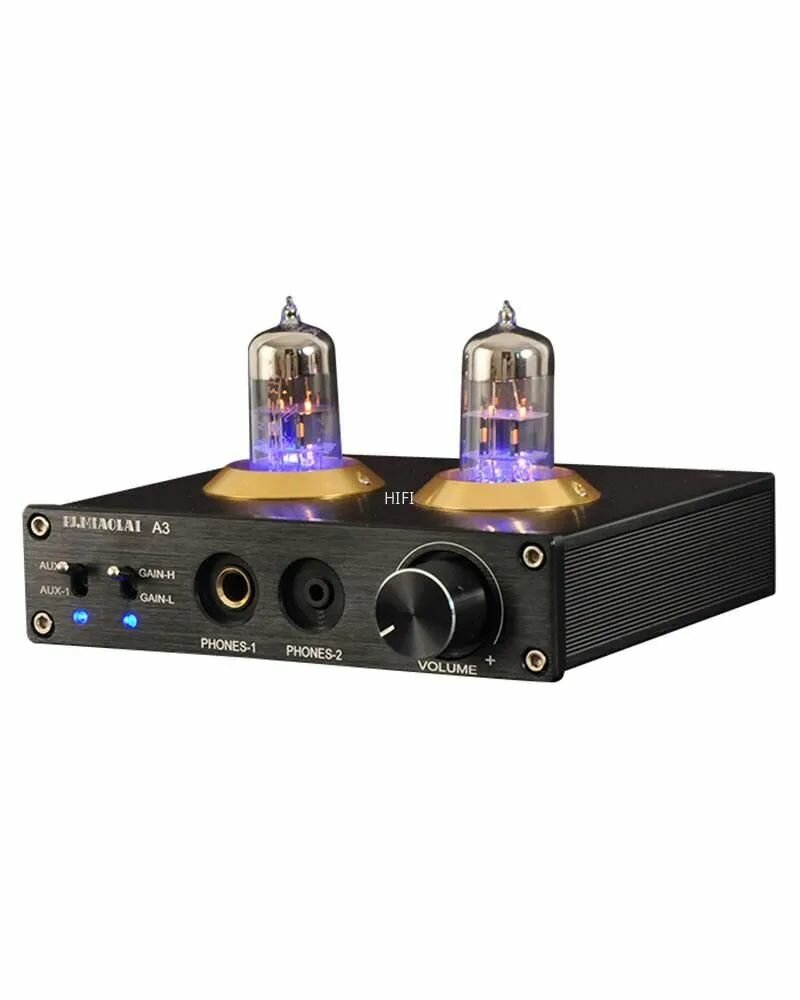 Ламповый Предусилитель HIFI/MAX9722/2 Комплекта Аудиовходов/Полностью Алюминиевый Корпус