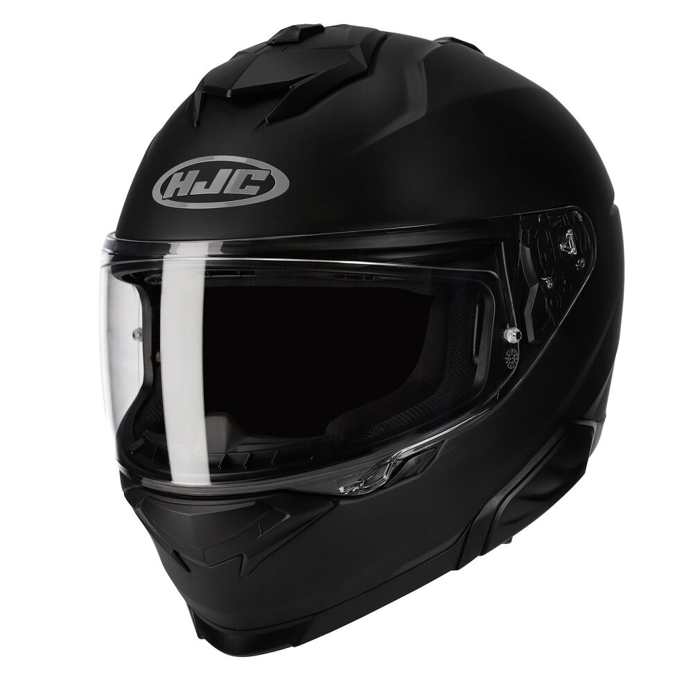 Мотошлем HJC I-71 SEMI FLAT BLACK. M. Черный-матовый