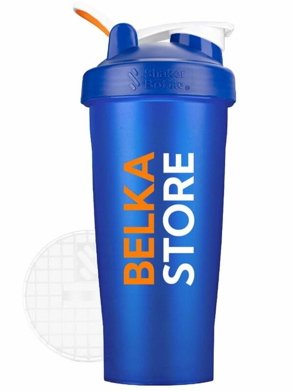 Шейкер с надписью Belka Store (700 мл.) (Синий)