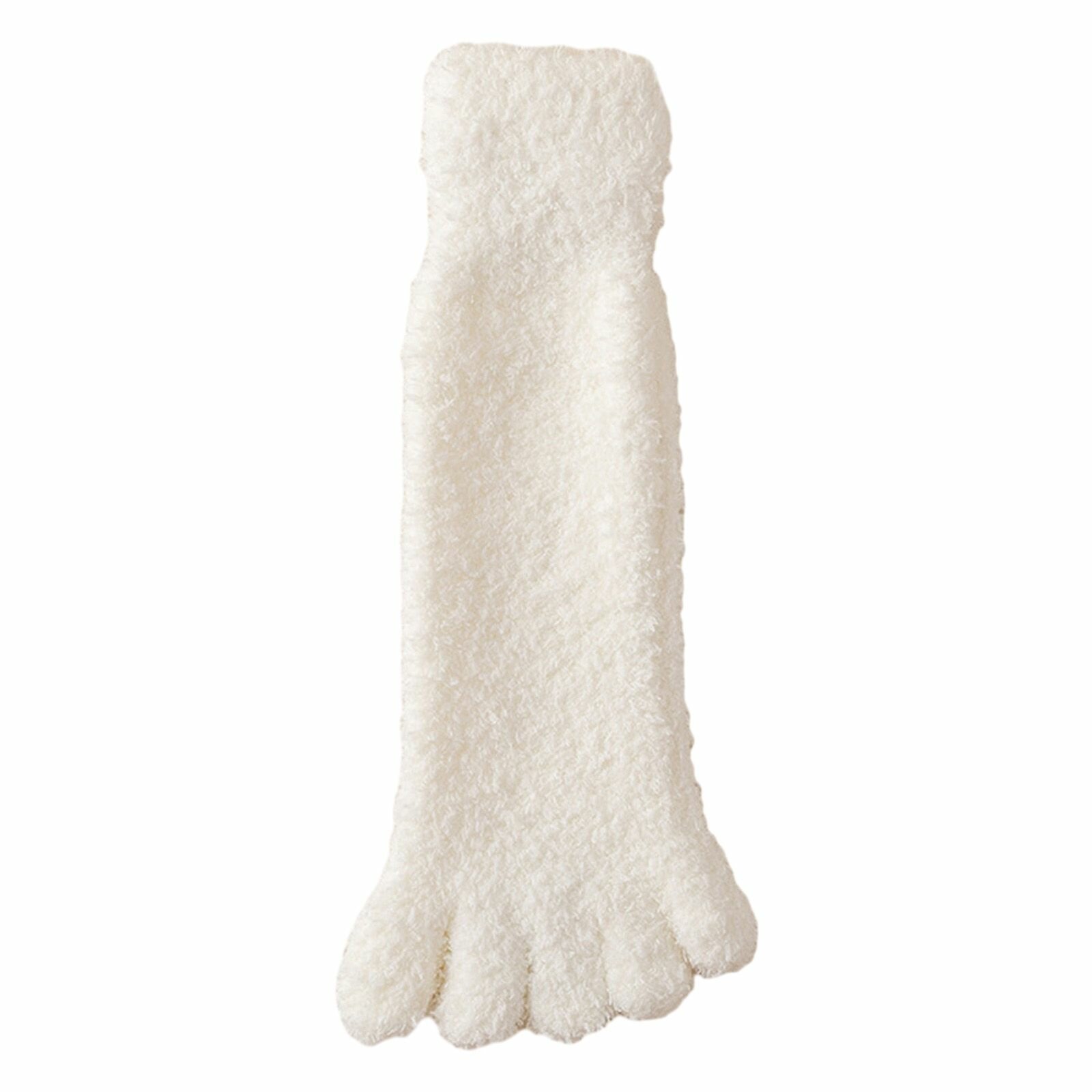 Женские зимние носки с пушистым носком из кораллового флиса для домашнего сна тепловые тапочки