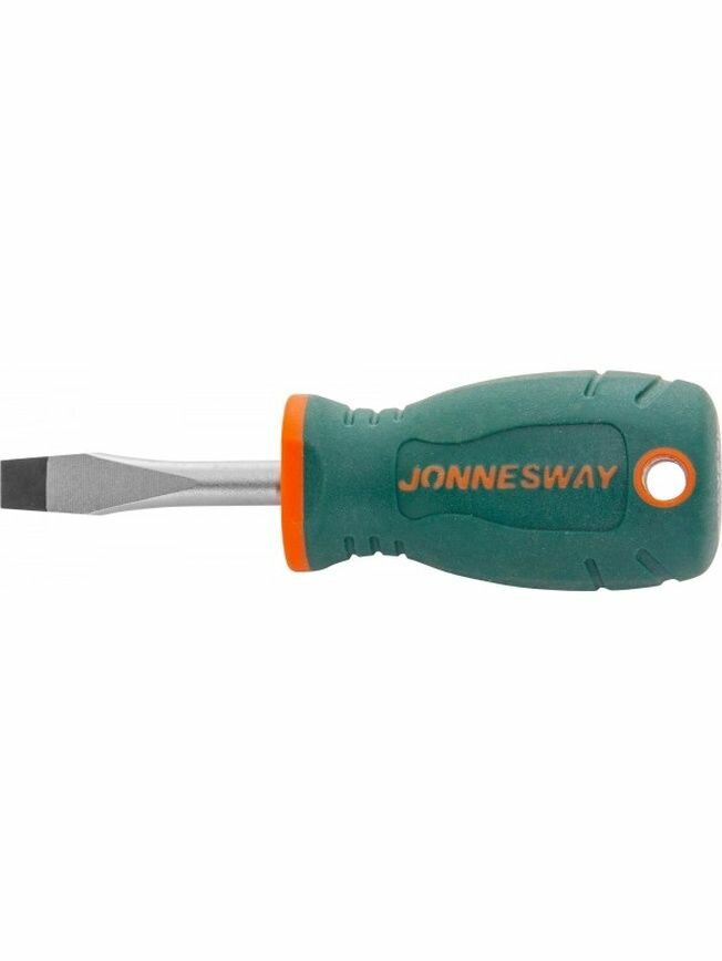 Отвертка стержневая шлицевая ANTI-SLIP GRIP, SL6.5х38 мм JONNESWAY