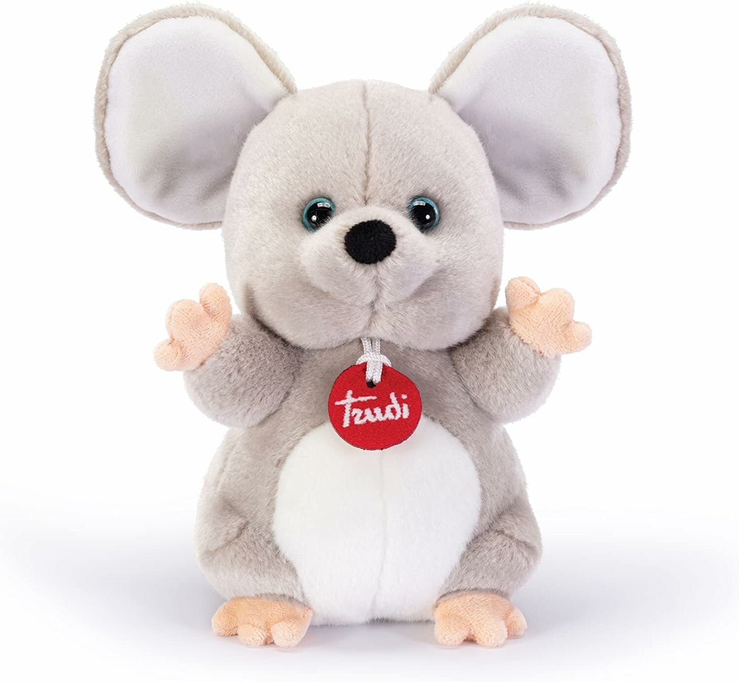 Мягкая игрушка Trudi "Плюшевая мышка Мартин", 23 см, ручная отделка, наполнитель из переработанного волокна