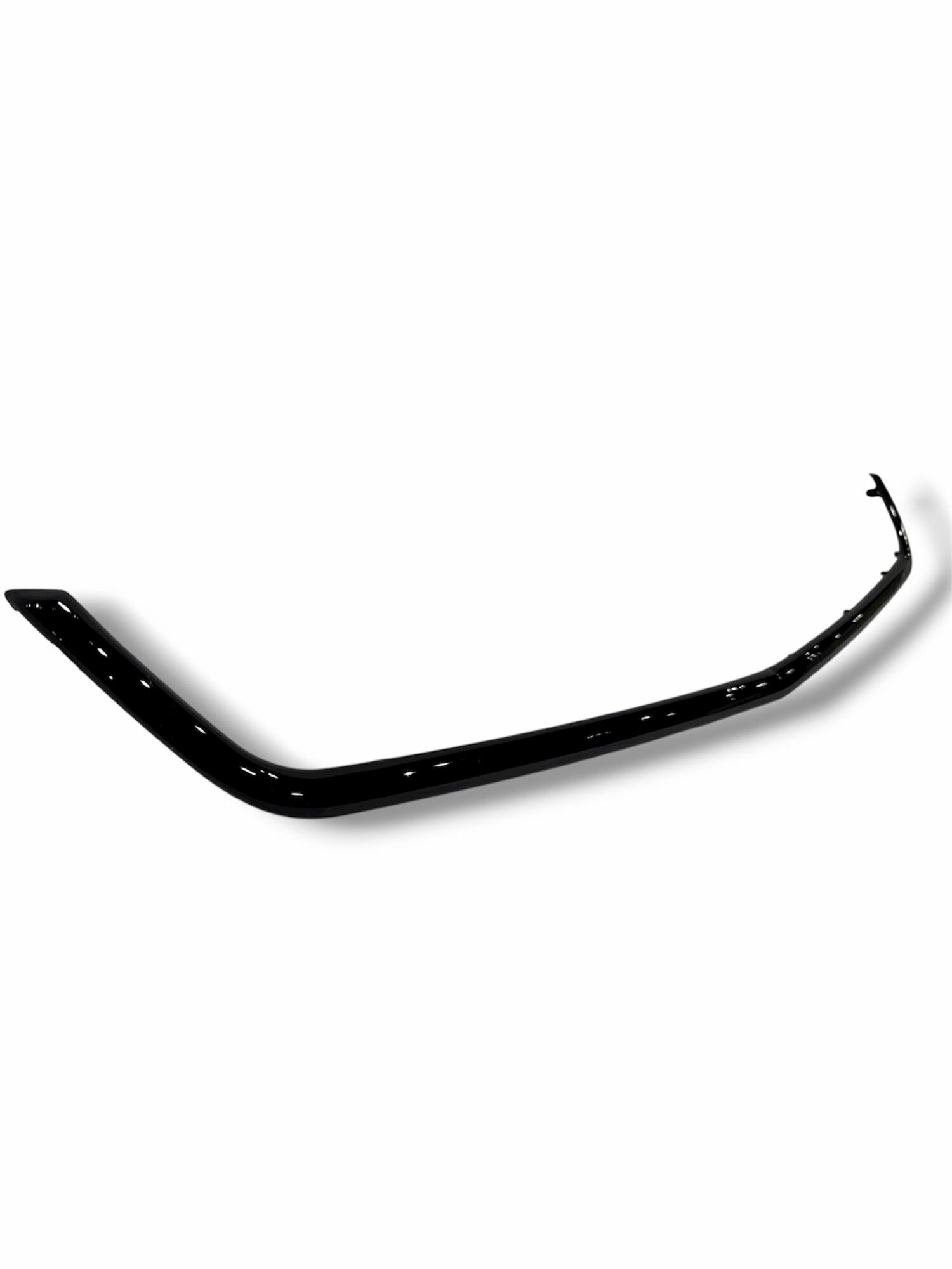 Молдинг Приора 2 решетки радиатора (улыбка) Lada Priora 2, аксессуар тюнинга цвет черный глянец