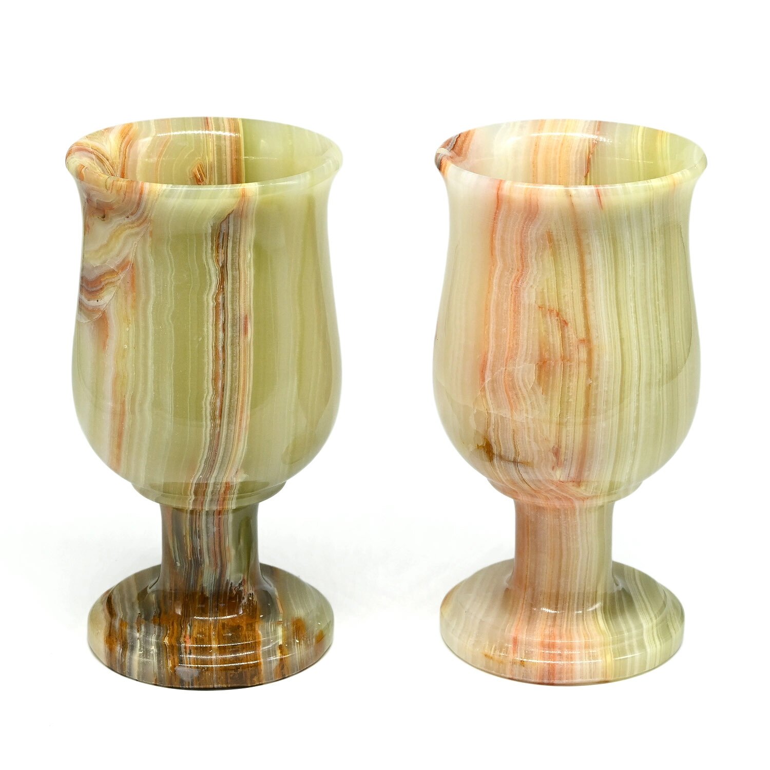 Бокалы для портвейна 170 мл 2 шт (75*75*140мм) камень оникс .