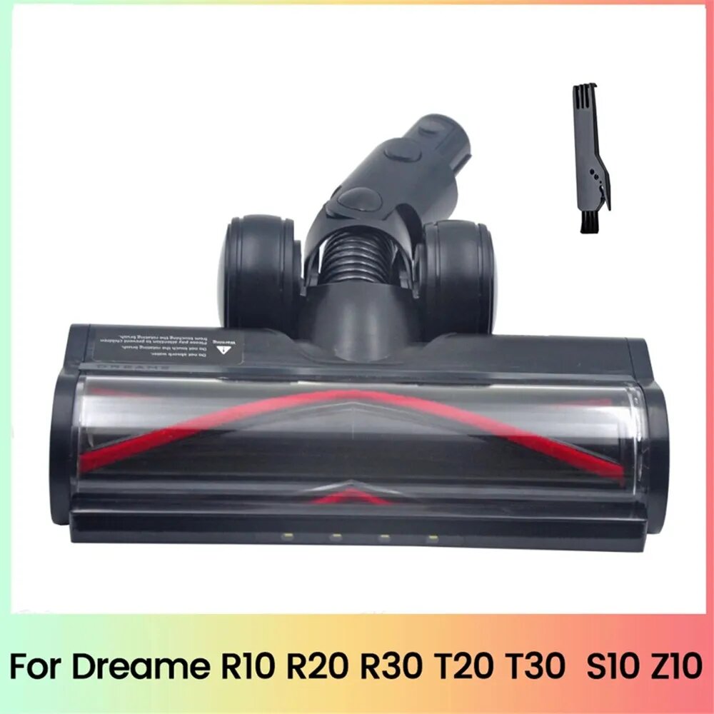Для пылесоса Dreame R10 R20 R30 T20 T30 S10 Z10 насадка для щетки для паркета со светодиодной оптической инспекционной подсветкой