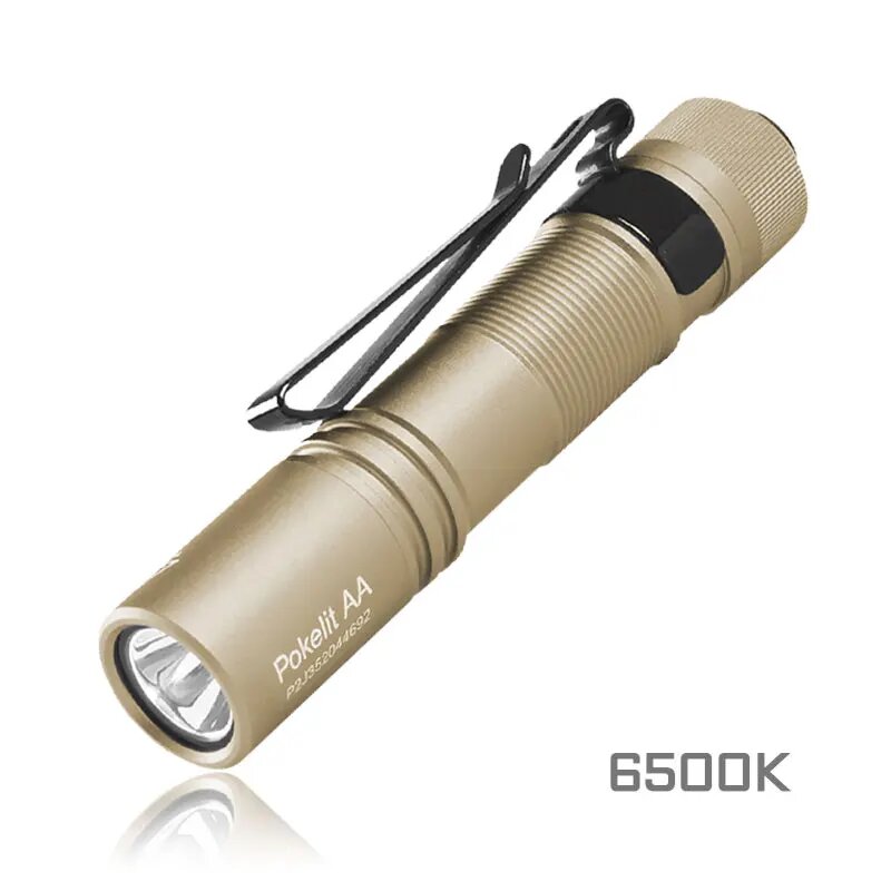 ACEBEAM Pokelit AA фонарь Бежевый, Alu-Desert-6500k