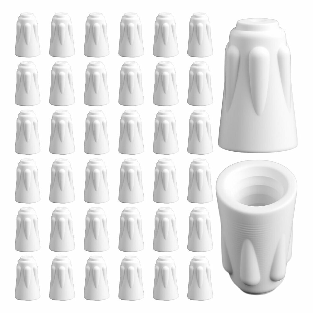 100шт Керамических Проволочных Гаек С Закручивающимся Проволочным Колпачком Для Легкого Подключения Электромонтажных Работ