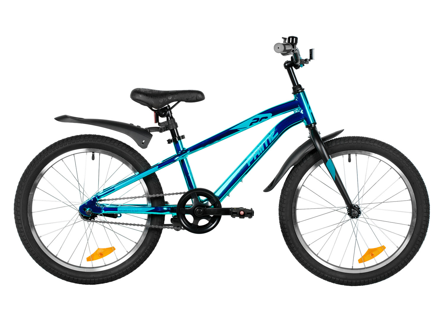 Велосипед детский Novatrack Prime AB 20 (2026), цвет Синий, на рост 110-130 см