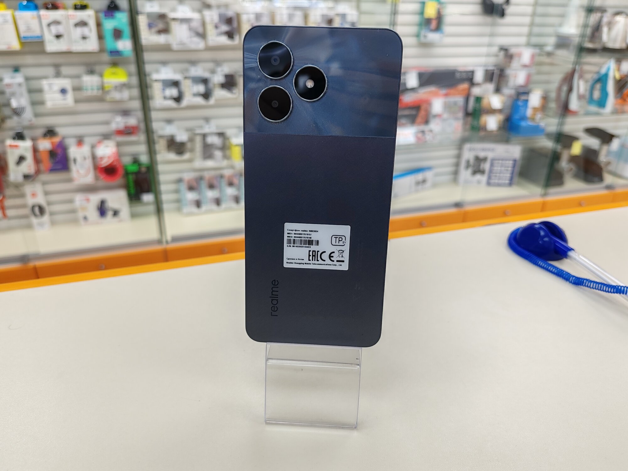 Смартфон Realme Rmx3834 Note 50 3+64 Гб Цвет Полуночный Черный Black БУ уценка