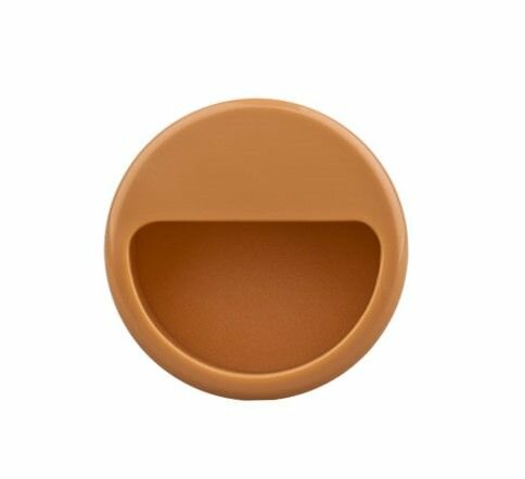 Ручка мебельная врезная круглая MD 6104 Вишня