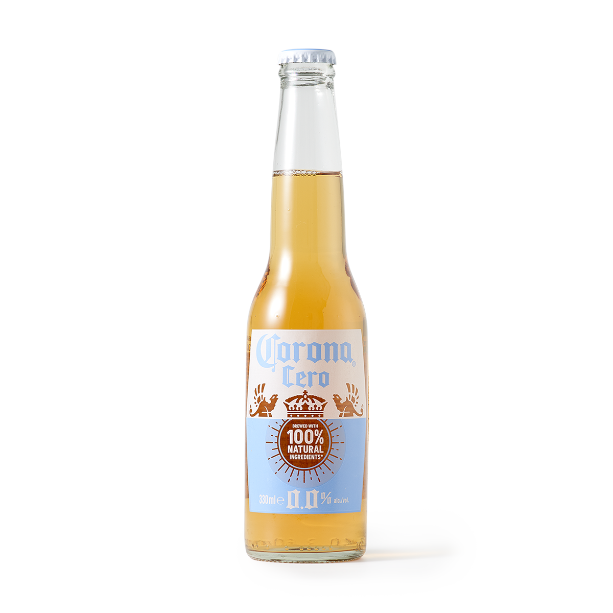 Пивной напиток Corona Cero, безалкогольный, в стеклянной бутылке, 330 мл