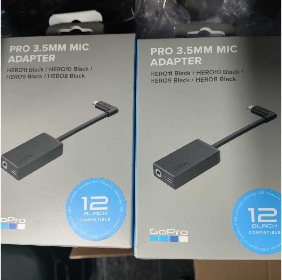 Адаптер микрофона GoPro Pro 3,5 мм для (всех камер HERO) - официальный аксессуар GoPro.