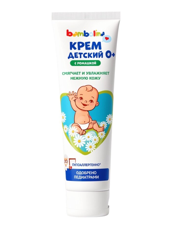 Крем Bambolina, с экстрактом ромашки, 100 мл