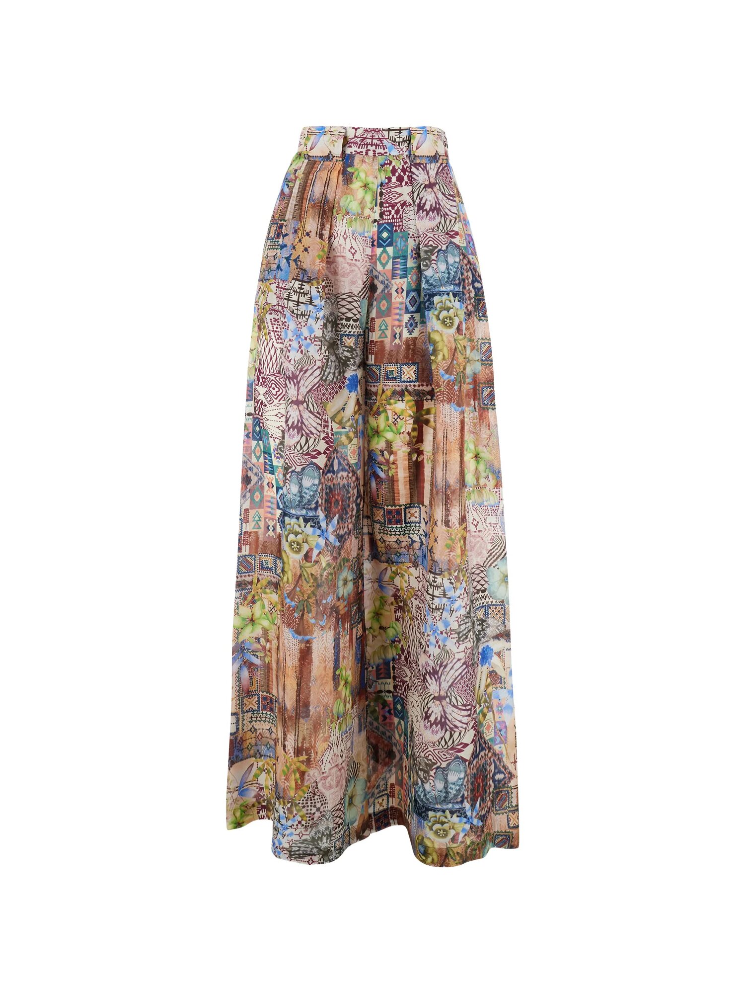Брюки Floral-print palazzo pants
