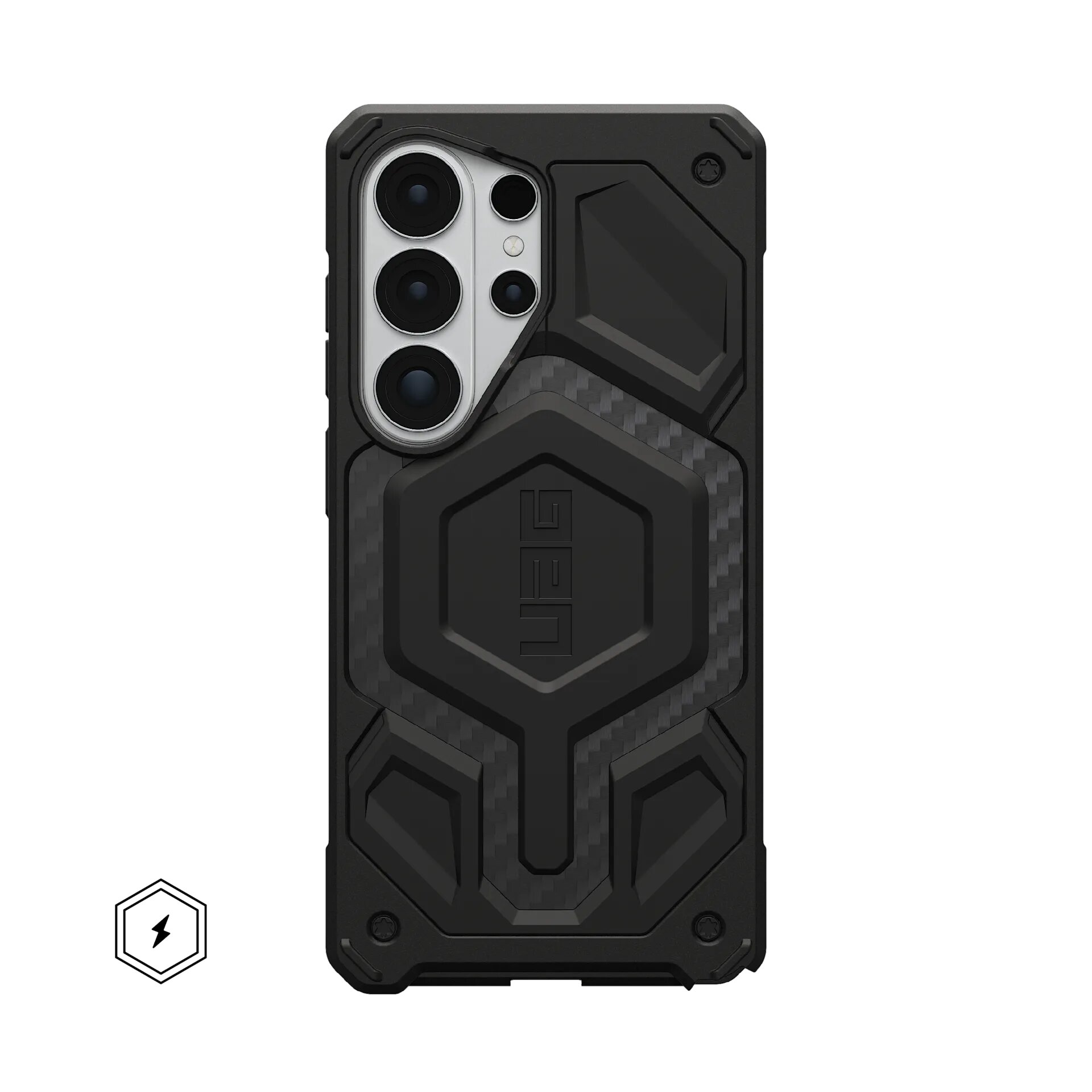 Защитный чехол MagSafe UAG Monarch Pro Carbon Fiber для Samsung Galaxy S26 Ultra Black