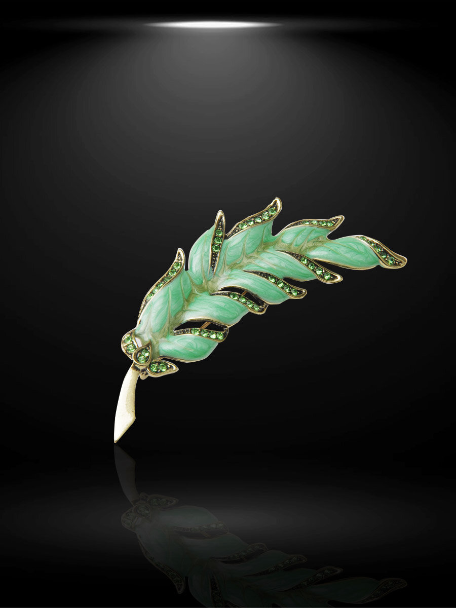 Брошь, эмаль