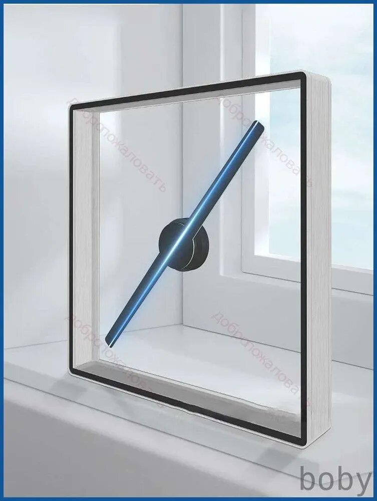 Голографический вентилятор черный 450*450MM интерактивная панель для рекламы