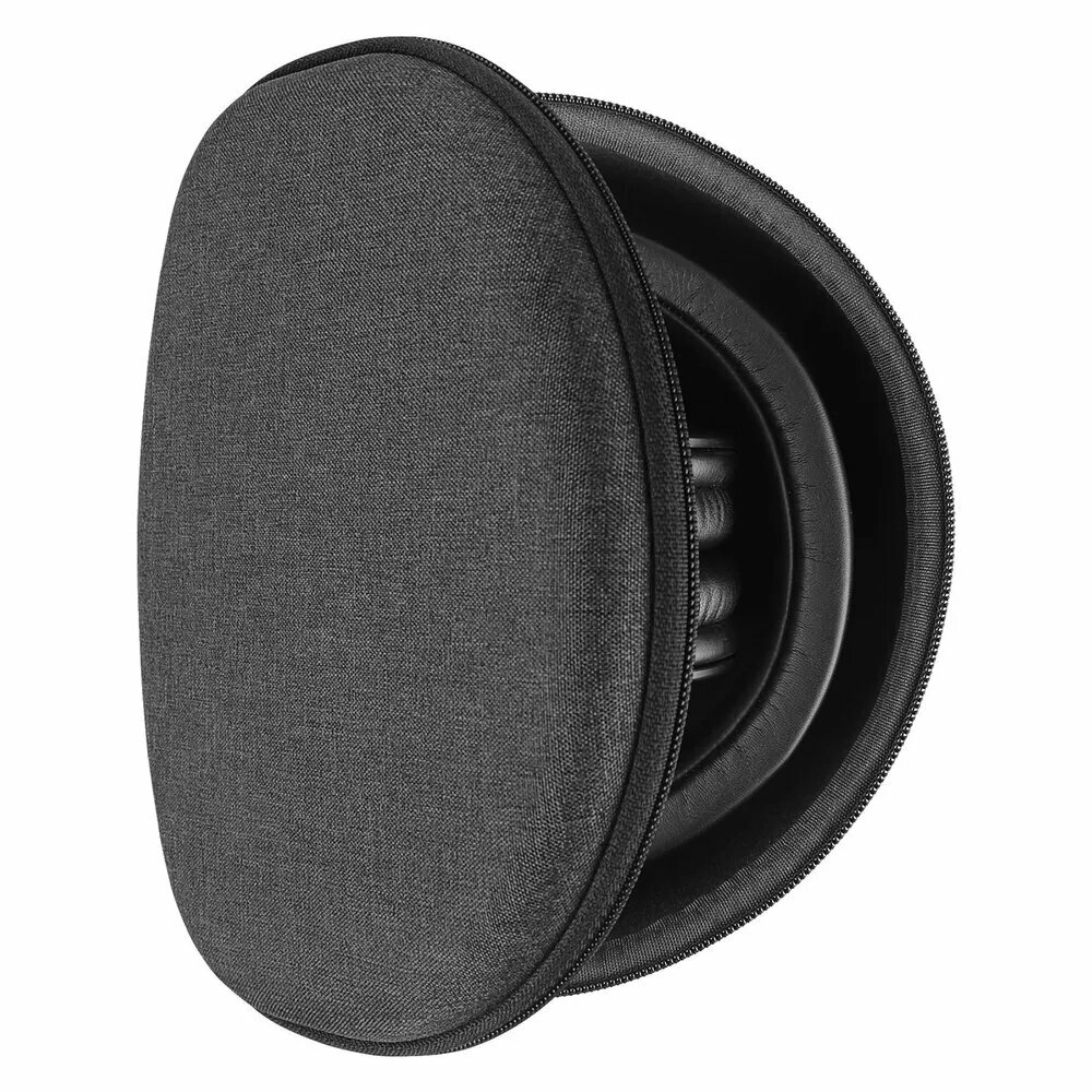 Чехол для наушников Geekria Shield, совместимый с Audio-Technica ATH-M50X/M30X, ULTRASONE Signature Fusion Open Back, сменный жесткий дорожный чехол с отсеком для кабеля (темно-серый)