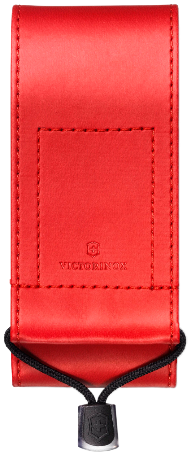 Чехол на ремень VICTORINOX для ножей 111 мм толщиной 3 уровня и SwissTool, из кожзаменителя, красный 4.0482.1