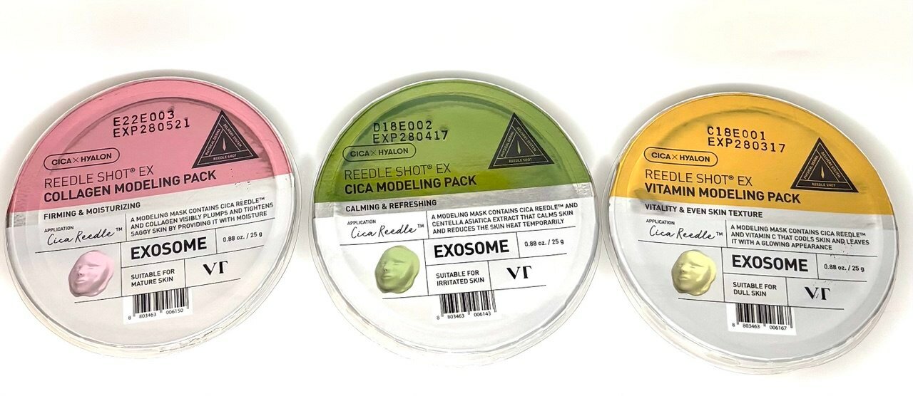 Набор масок VT Cosmetics "Micro Needle", с микроиглами, для всех типов кожи, 3шт