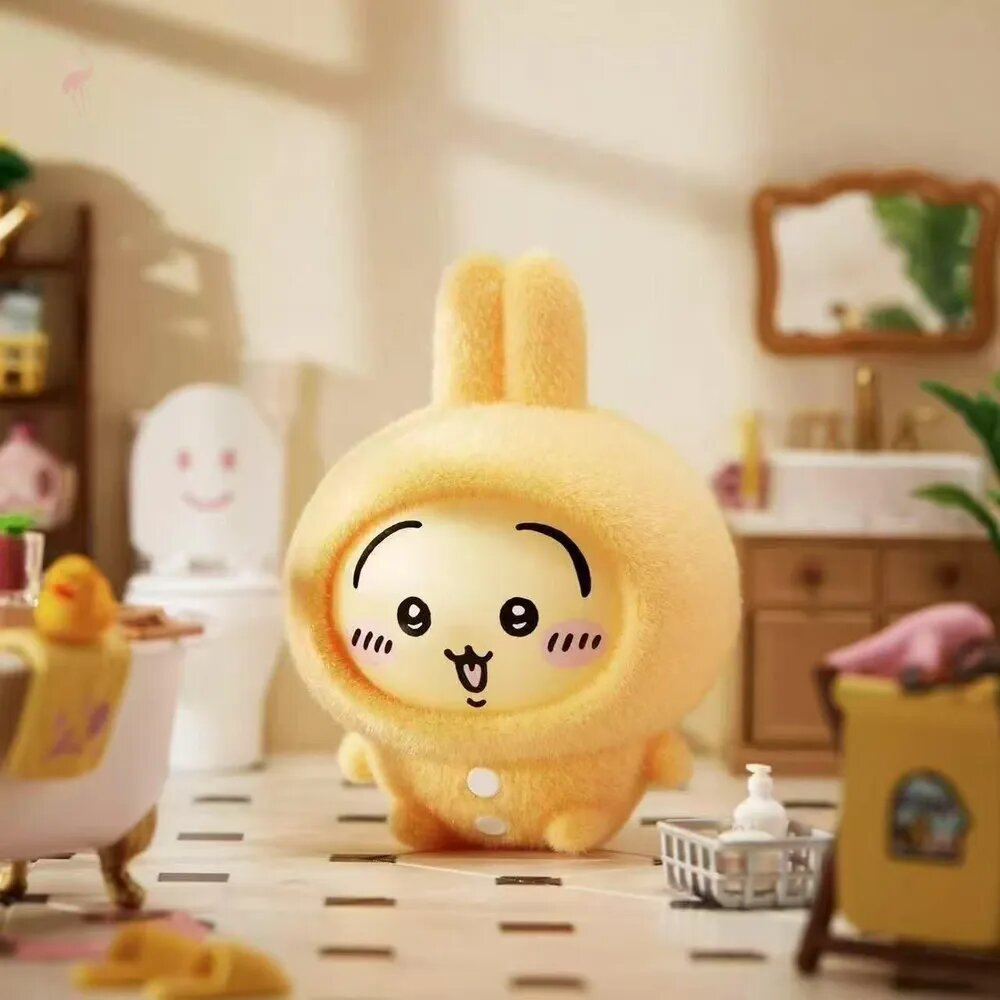 Фигурка Chiikawa 7см, коричневый ABS пластик, коллекционная фигурка для украшения дома — фото 1