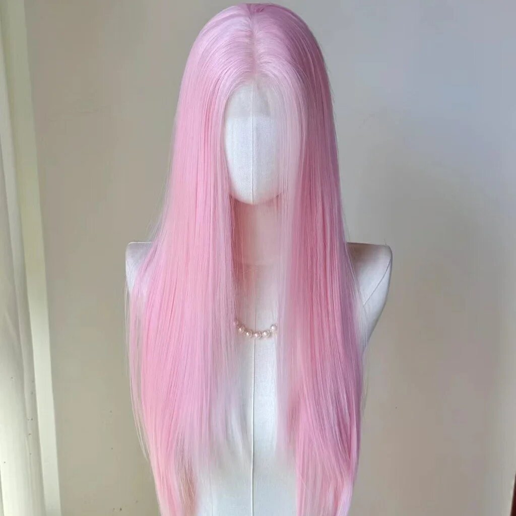 Светло-розовый парик SNQP 26 дюймов Light Pink