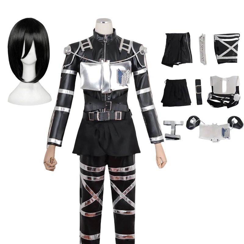 Костюм Микаса Акерман из «Атаки Титанов» L, costume and wig