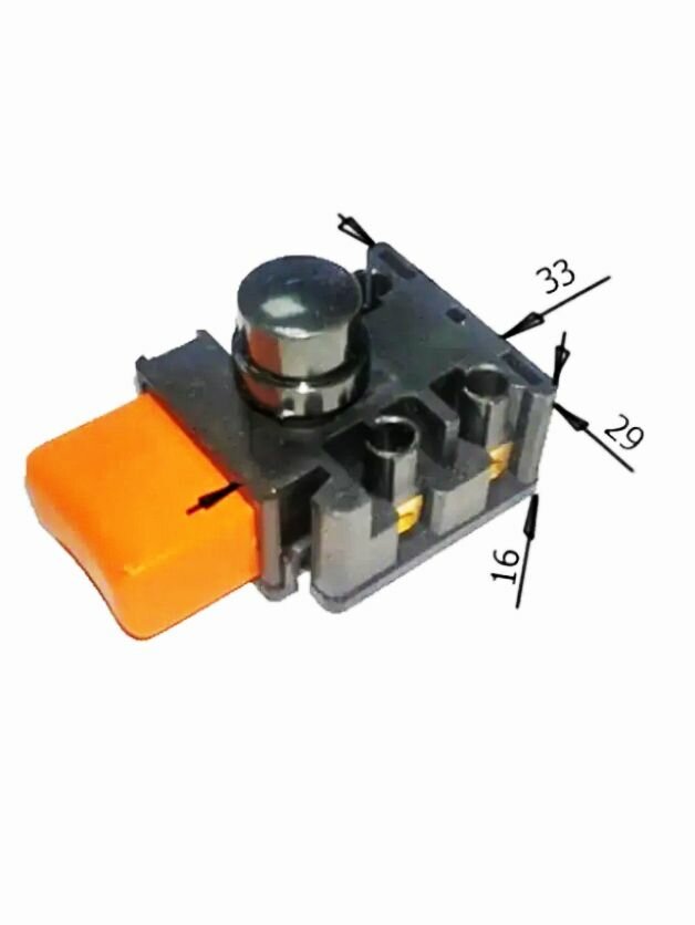 Выключатель-Кнопка для Электрорубанка REBIR 110, Болгарки REBIR IE-2107 G