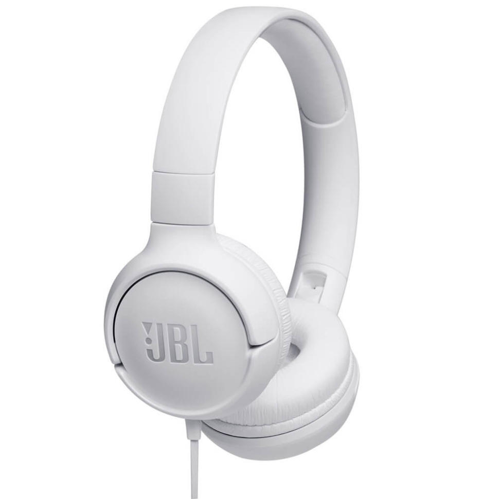 Проводные наушники JBL Tune 500 (JBLT500WHT) White, складные