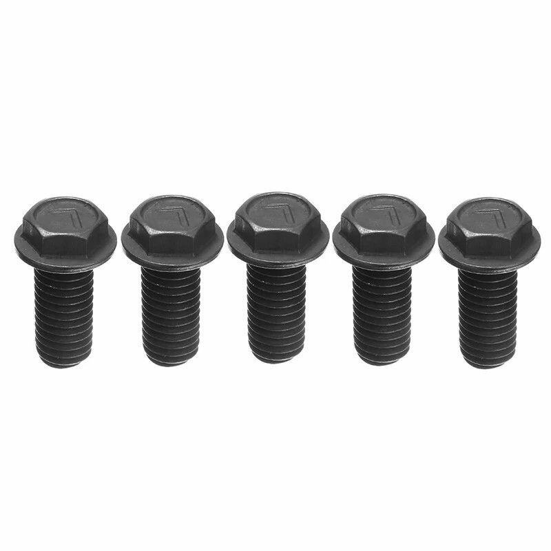 5 шт. Винт для пильного диска M8 x 18 мм с левой резьбой с шестигранным фланцем для режущей машины