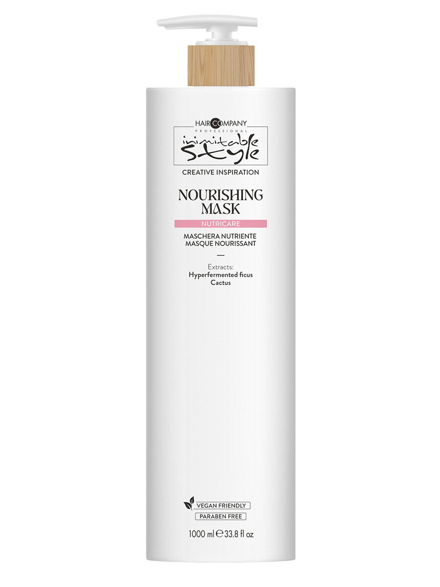 HAIR COMPANY PROFESSIONAL Питательная маска для волос INIMITABLE STYLE, 1000 мл