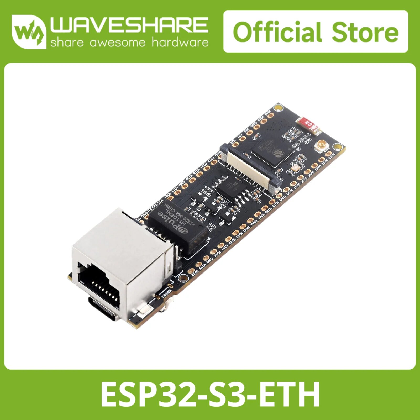 ESP32-S3-POE-ETH Waveshare плата разработки — фото 1