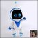 Плюшевая игрушка Astro Bot, 30 см, короткий плюш, полипропиленовый хлопок, унисе...